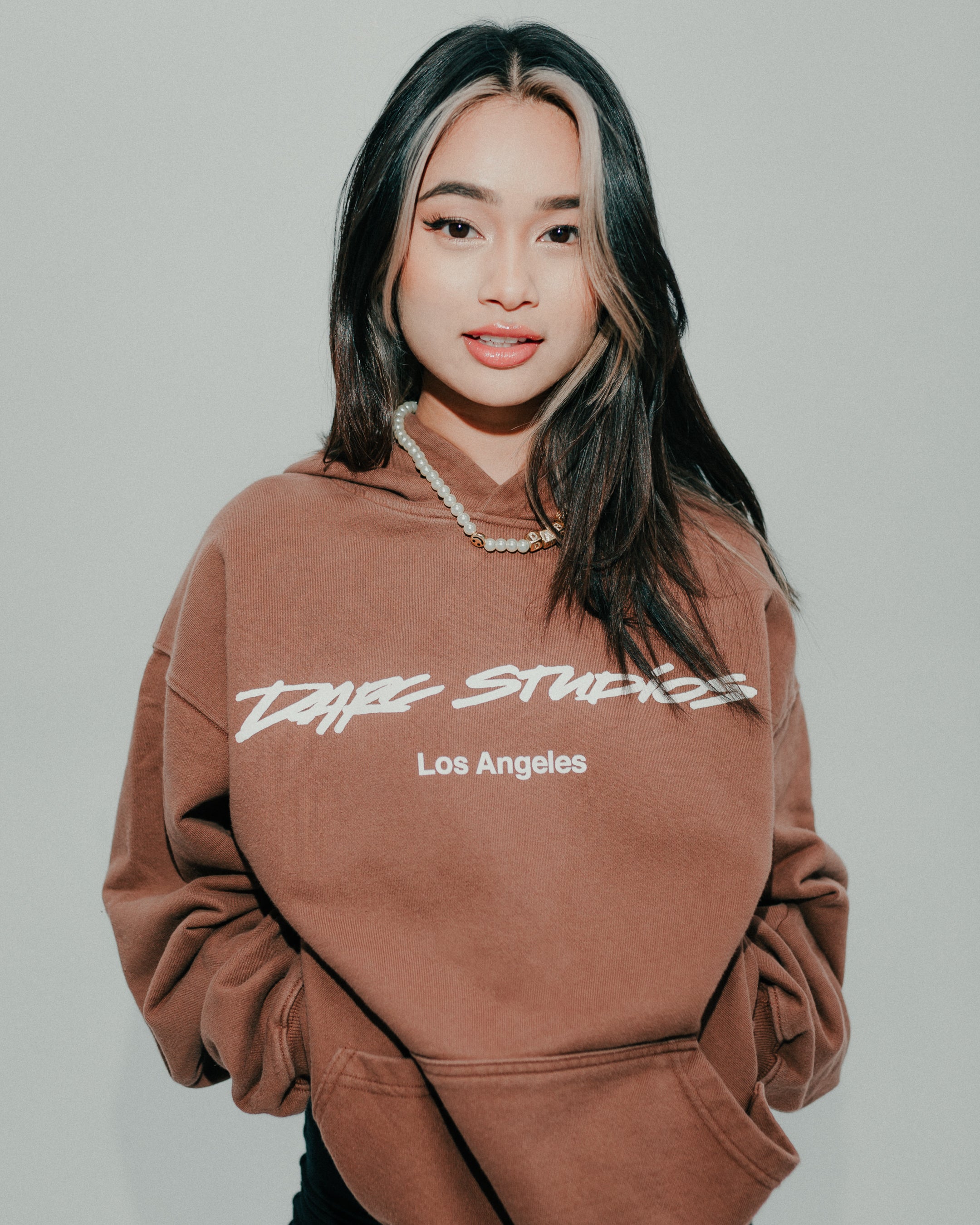 Vintage Brown "Script" Hoodie – DARC STUDIOS